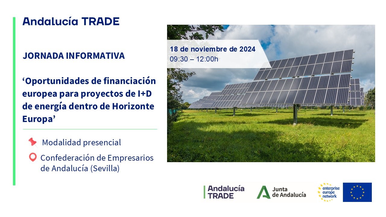 Jornada informativa sobre Clúster 5: 'Energía' de Horizonte Europa ...