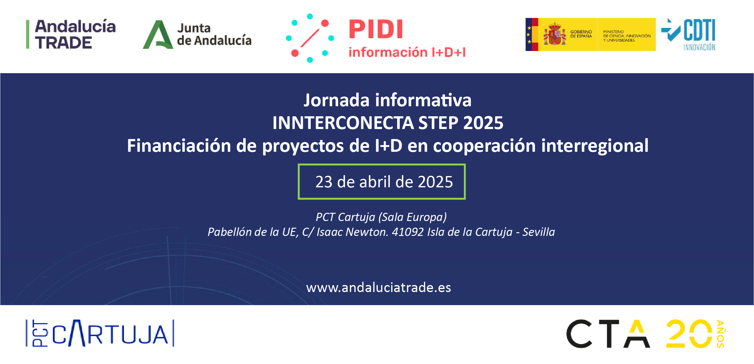 Jornada informativa: Convocatoria INNTERCONECTA STEP - Corporación Tecnológica de Andalucía CTA